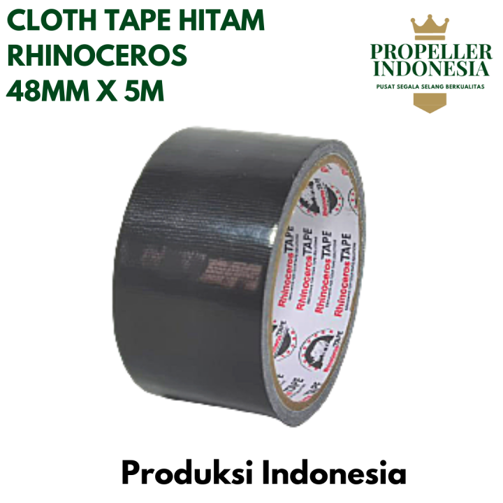 Cloth Tape Lakban Kain Lakban Jilid Hitam 48MM X 5METER | Lazada Indonesia
