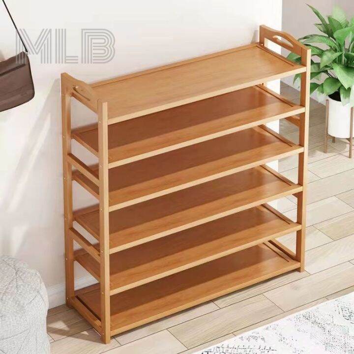 shoe rack organizer 5 Layer shoe rack Tier Bamboo Stackable Shoes ...