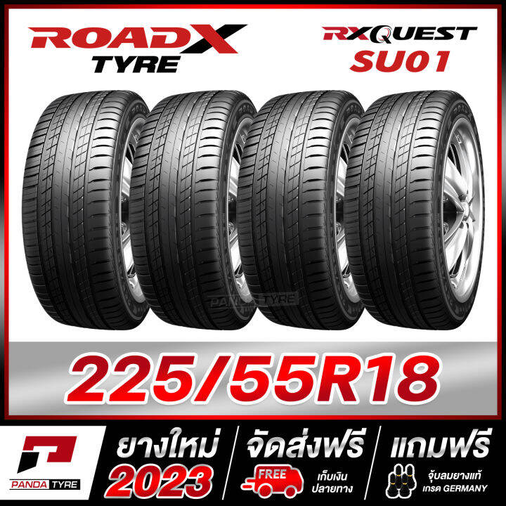 ROADX 225/55R18 ยางรถยนต์ขอบ18 รุ่น RX QUEST SU01 x 4 เส้น (ยางใหม่ผลิต ...