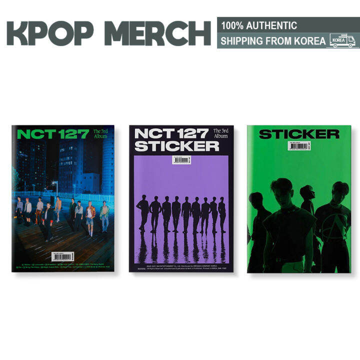 NCT 127 - The 3rd Album [STICKER] SET (Sticky ver. + Seoul City ver ...