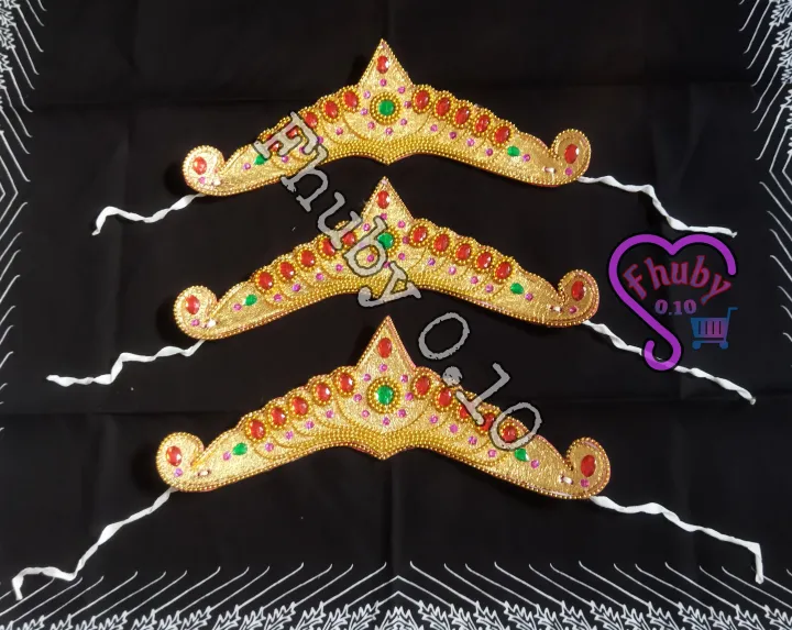 Jamang Plasmen Tari Prajurit - Aksesoris Kepala Tari Adat | Lazada ...