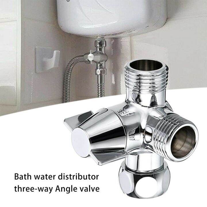 3 Way 1 2inch Outlet Sink Faucet Diverter Valve T Adapter Shower Hose