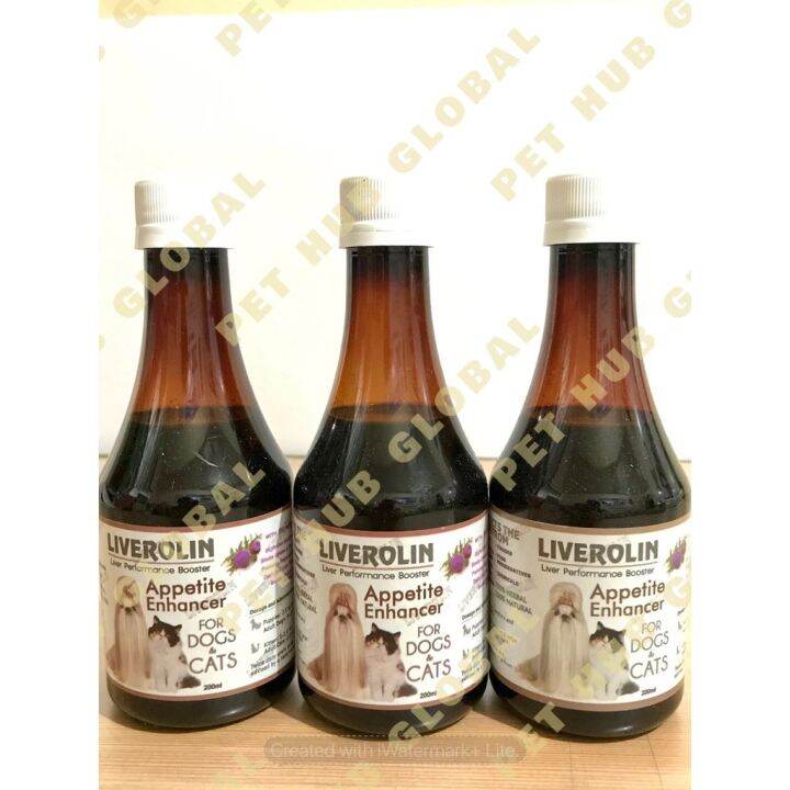 ORIGINAL LIVEROLIN APPETITE ENHANCER FOR DOGS CATS 200mL | Lazada PH