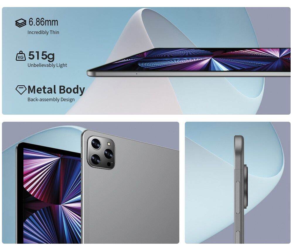 BDF P50 New 10.1 Inch Tablets Octa Core 8GB RAM 256GB ROM Android 12 ...