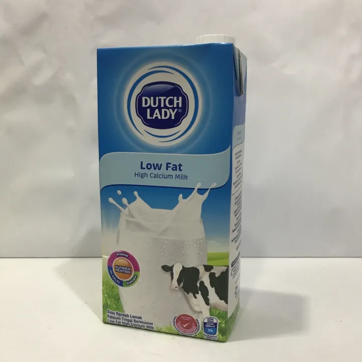 [GY Office] Dutch Lady Low Fat High Calcium Milk - 1L | Lazada