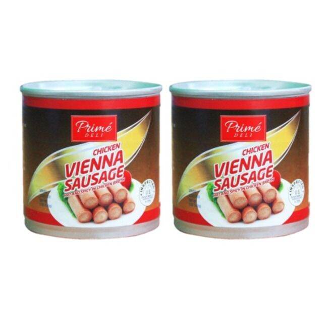 Prime Deli Chicken Vienna Sausage Hot & Spicy 142g (5oz) x 2 | Lazada PH