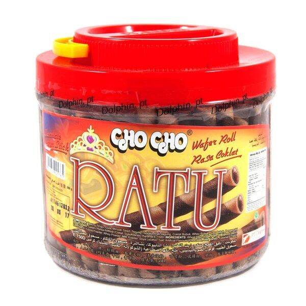 WAFER ROLL CHO CHO RATU CHOCOLATE 320GR / BISKUIT LEBARAN | Lazada ...