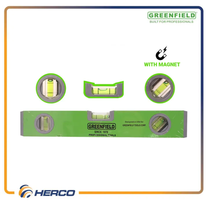 Greenfield Aluminum Level 12 W/ Magnet | Lazada PH