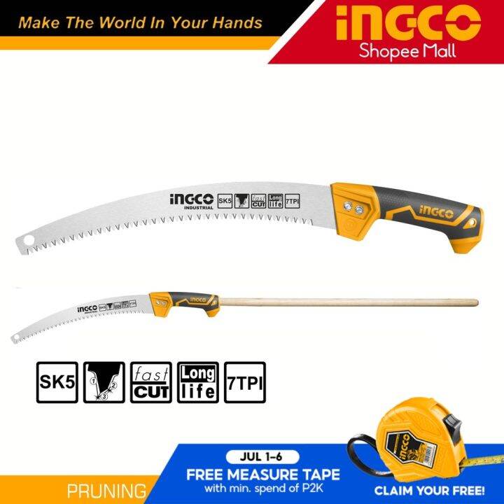 COD INGCO HPS3308 Pruning Saw Hand Pruner 13 330mm 7TPI TAIWAN SK5 for ...