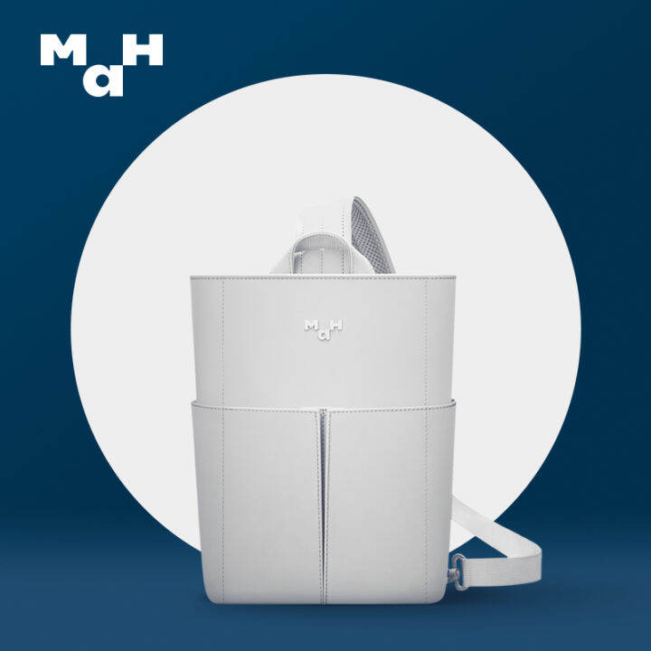 MAH 2023 New PU Leather Student Commuter Travel Shoulder Messenger Bag ...