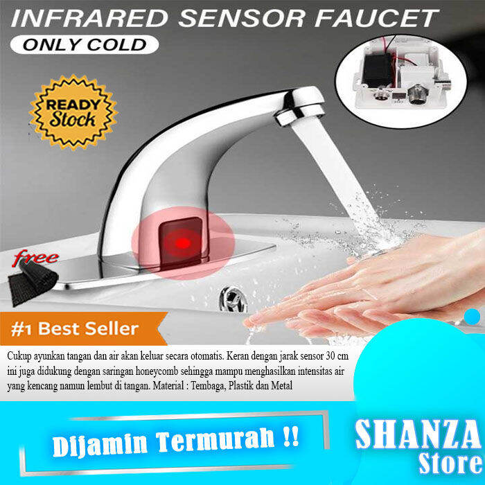 BISA COD - Keran Air Keran Wastafel Otomatis Sensor Kran Air Sensor ...