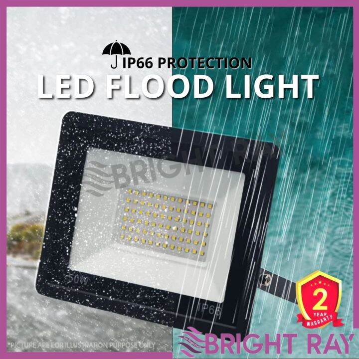 IP66 50W/150W/200W Waterproof Floodlight Flood Light Spotlight Lampu ...