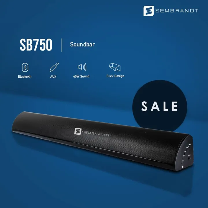 Sembrandt SB750 Soundbar Bluetooth and AUX cable | Lazada PH