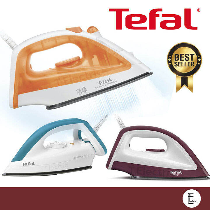 tefal เตารีดแห้ง รุ่น fs2622 กำลังไฟ 1,200 วัตต์ / เตารีดไอน้ำ 1200w รุ่น FV1022 | Lazada.co.th