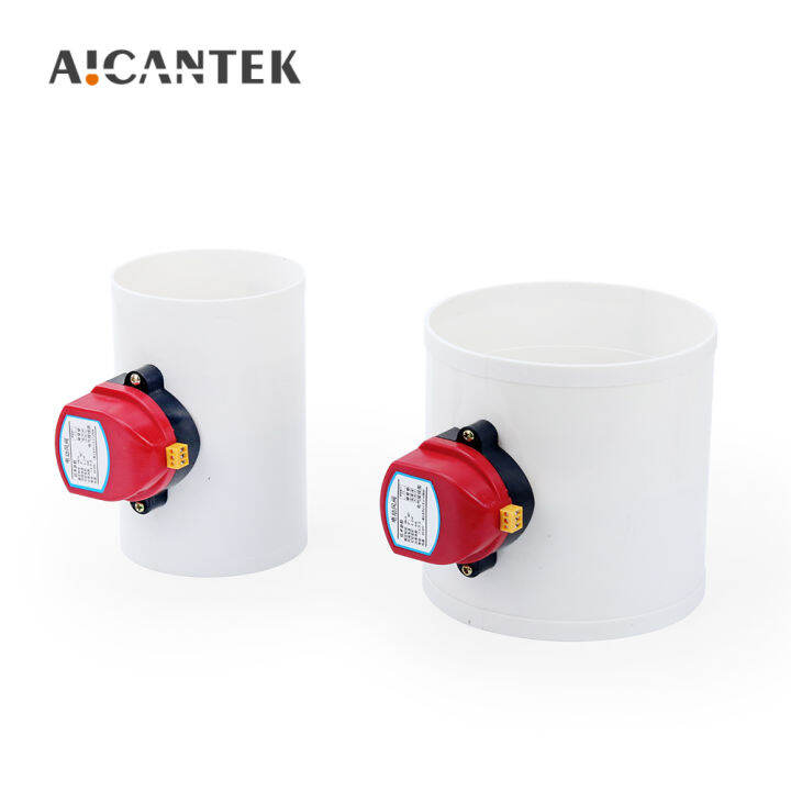 2021220V 24V 12V PVC Plastic Electric Damper Check Valve 75110160200mm ...