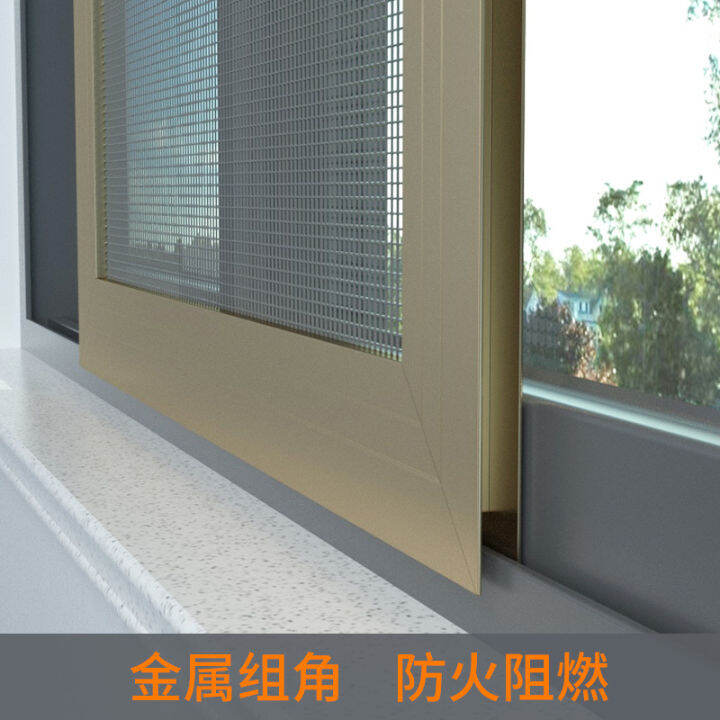 Aluminum alloy screen mesh self-installed sand window door stainless ...