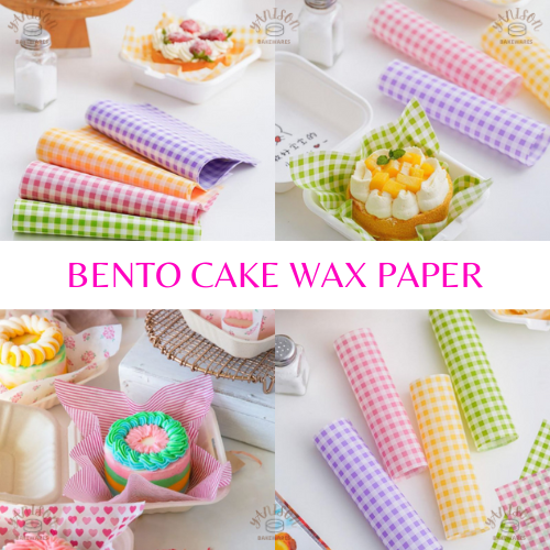 Bento Cake Wax Paper / Cake Wax Paper / Bento Cake Parchment Paper ...