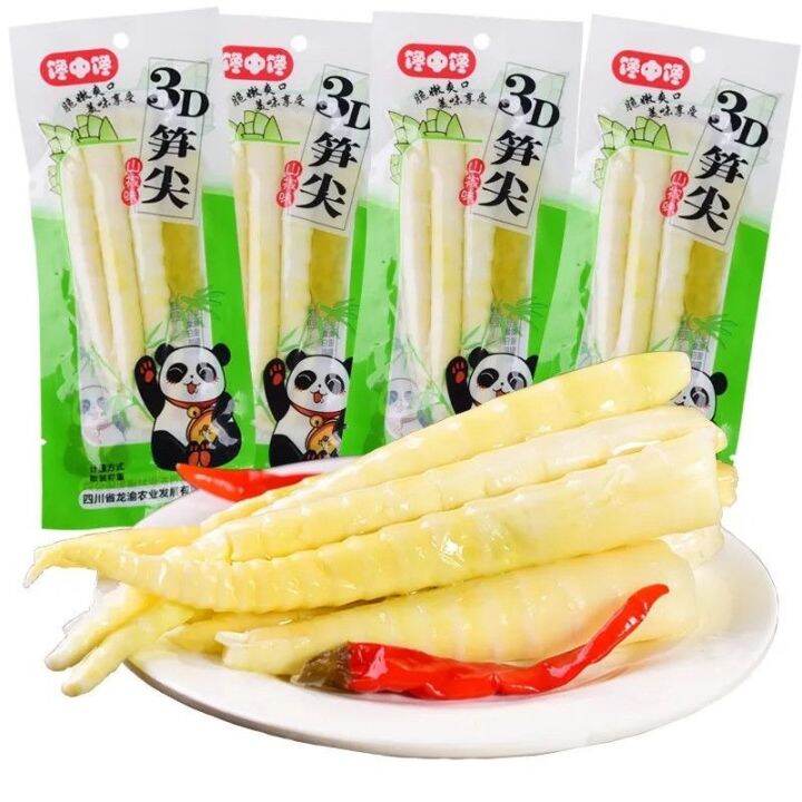 Pickled Bamboo Shoots With Instant Chili Just Unwrap The Envelope And ...