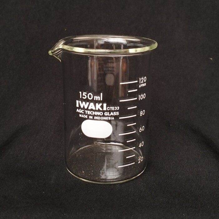 Beaker Glass Low Form 150ml IWAKI | Lazada Indonesia