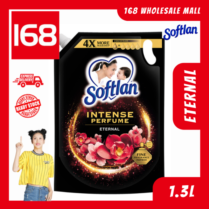 Softlan Intense Perfume 1.3L Eternal Concentrated Fabric Softener ...