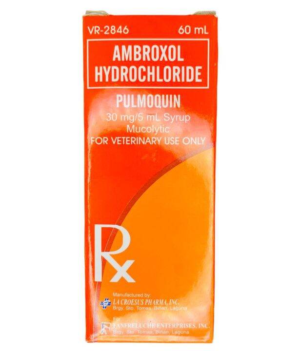 PULMOQUIN Mucolytic for Dogs and Cats 60ml Pang Ubo | Lazada PH