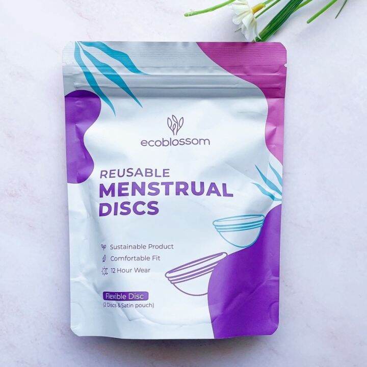 ถ้วยอนามัย ถ้วยรองรับประจำเดือน Reusable Menstrual Discs 2 Count ...