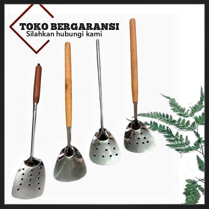 Spatula susuk Masak Stainless - sodet stenlis besi | Lazada Indonesia