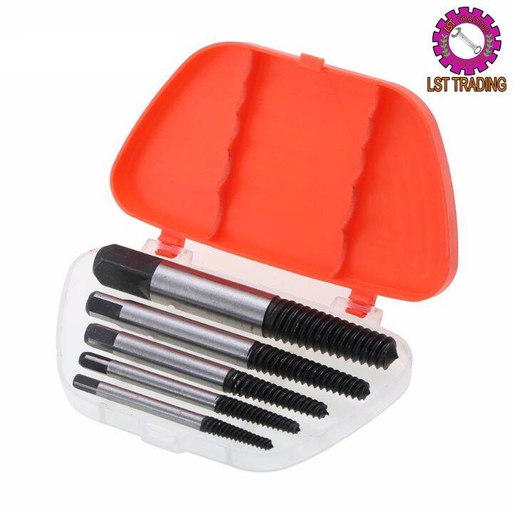 [READY STOCKS ] 5 PCS SCREW EXTRACTOR SET / PEMBUKA SKREW PATAH ...