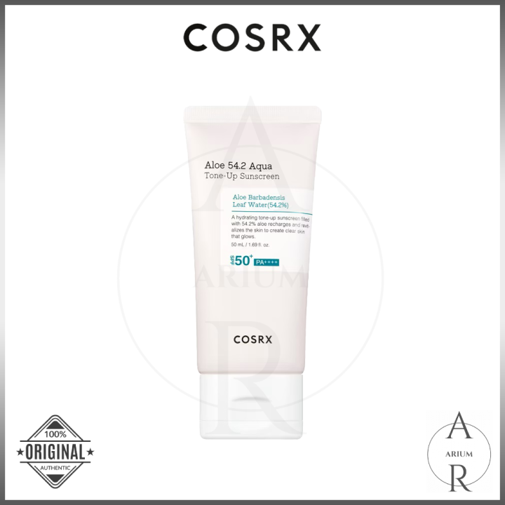 COSRX Aloe 54.2 Aqua Tone-up Sunscreen SPF 50+ PA++++ 50ml [ARIUM] | Lazada