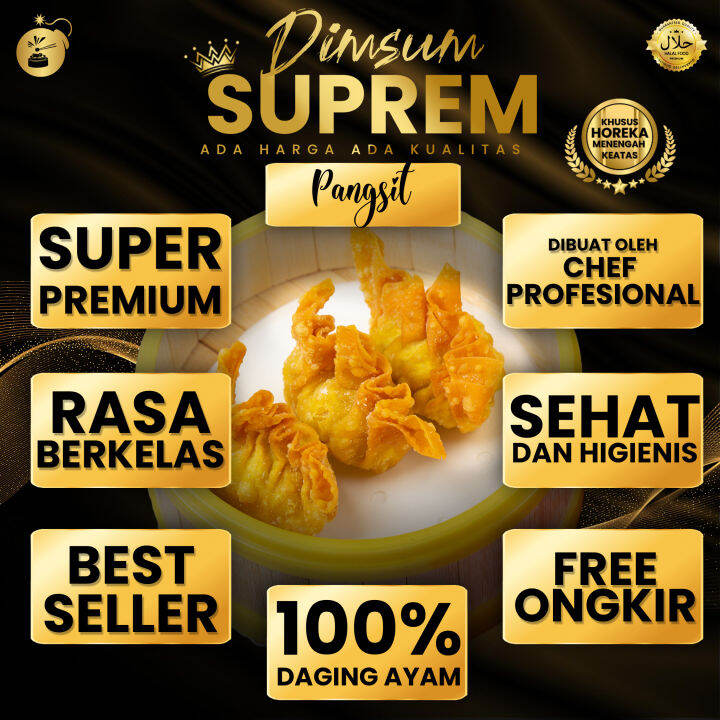Dimsum Pangsit Goreng- Premium- Dim Sum wonton- Frozen food Dimsum ...