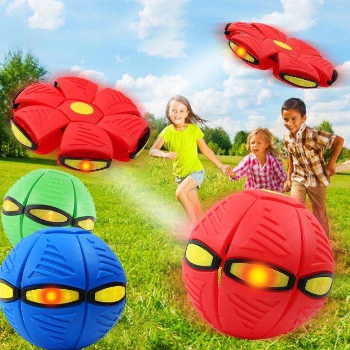 Baby Corp UFO Magic Ball Frisbee Glowing Flying Saucer Deform Balls for ...