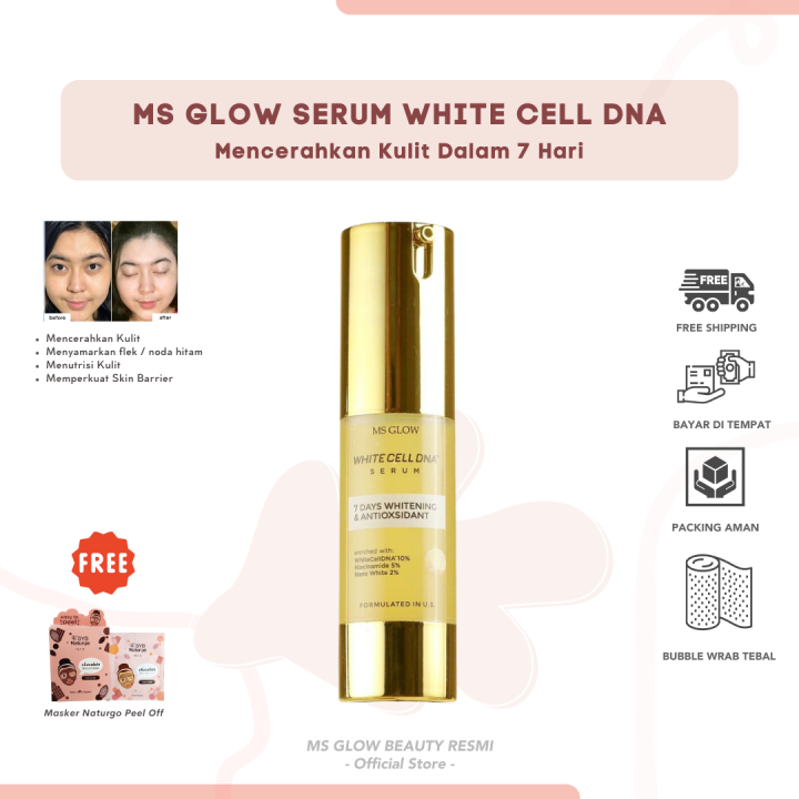 [BISA COD] MSGLOW WHITECELL DNA MS Glow White Cell DNA Serum (Kemasan ...