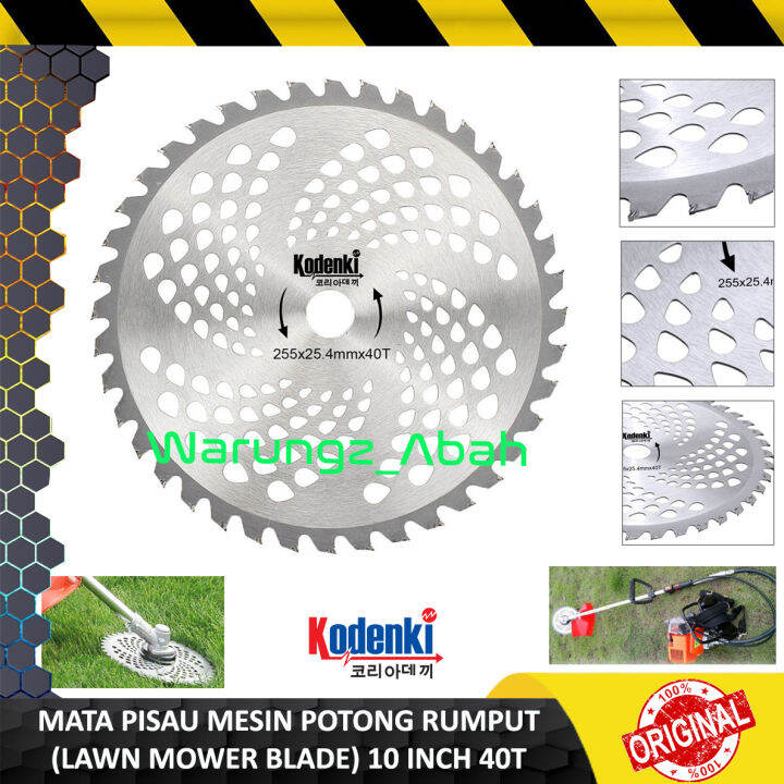 KEPALA MATA PISAU MESIN POTONG BABAT RUMPUT SEMAK RANTING KAYU TANAMAN HALAMAN TAMAN GENDONG ...