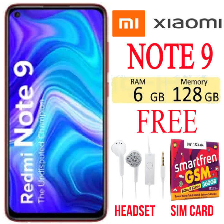Xiaomi Redmi Note 9 RAM 6/128 GB Garansi SEIN | Lazada Indonesia