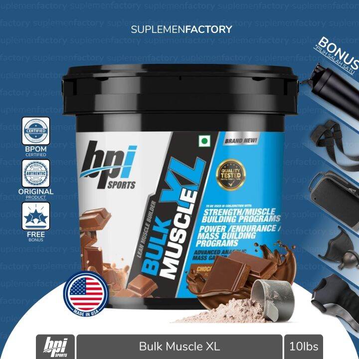 BPI Extreme Bulk Muscle XL 10 Lbs Weight Mass Gainer BPI Sports ...