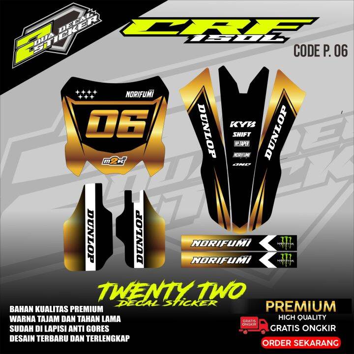Stiker Papan Nomor CRF , KX , KTM , YZ , KLX , GORDON | Request desain ...