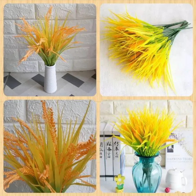 Tanaman padi padian gandum plastik buatan home dekorasi rumah B8012 ...