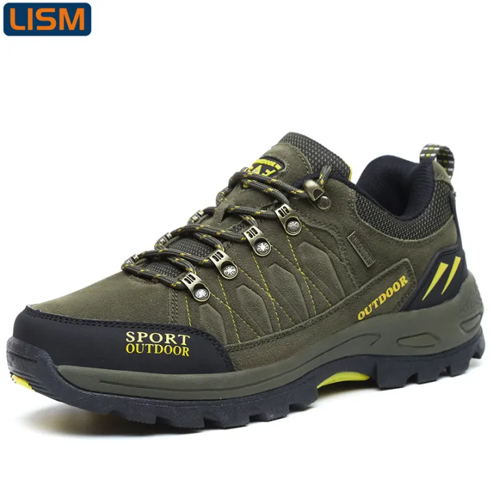 LISM รองเท้าปีนเขาผู้ชายผู้หญิง,รองเท้าต่อสู้กันลื่นปีนเขากีฬากลางแจ้ง2022 | Lazada.co.th