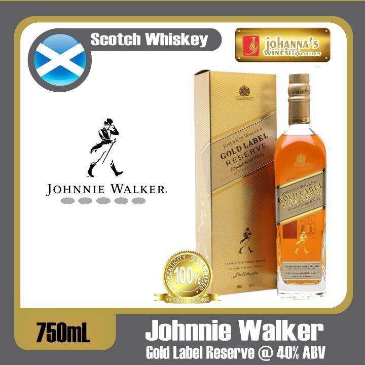 Johnnie Walker Gold Label Reserve Blended Scotch Whiskey 750ml | Lazada PH