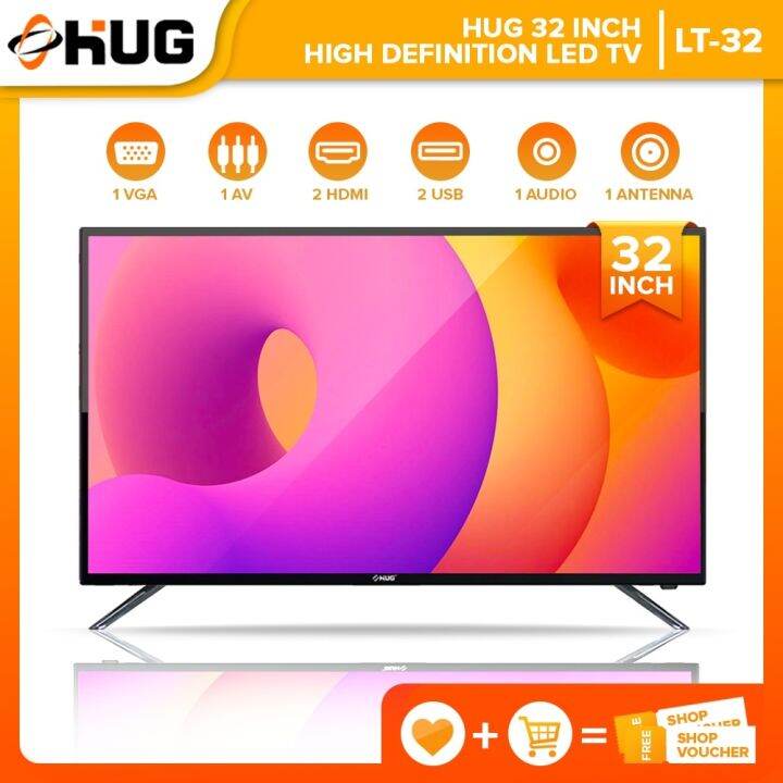 Authentic Guarantee ♧┇ HUG 32 Inches High Definition TV | Lazada PH