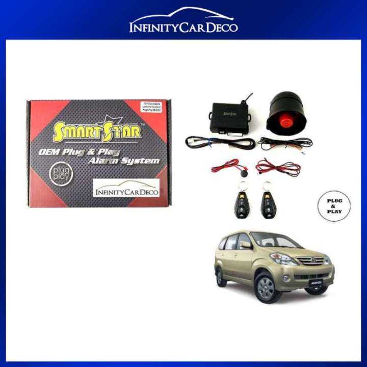 Toyota Avanza 2002-2011 OEM Plug & Play Car Security Alarm System | Lazada