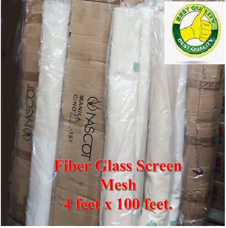 Fiberglass Screen 4 feet x 100 feet 4 Ft. x 30 meters Net Fiber Glass ...
