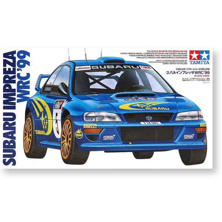 Tamiya 24218 1/24 Model Rally Car Kit Subaru Impreza WRC 99 GC8 Burns ...