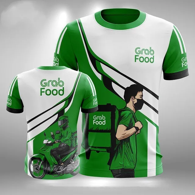 NEW Tshirt Grab Food EXCLUSIVE GRAB FOOD JERSEY 3D Print T-shirt- GF001 ...