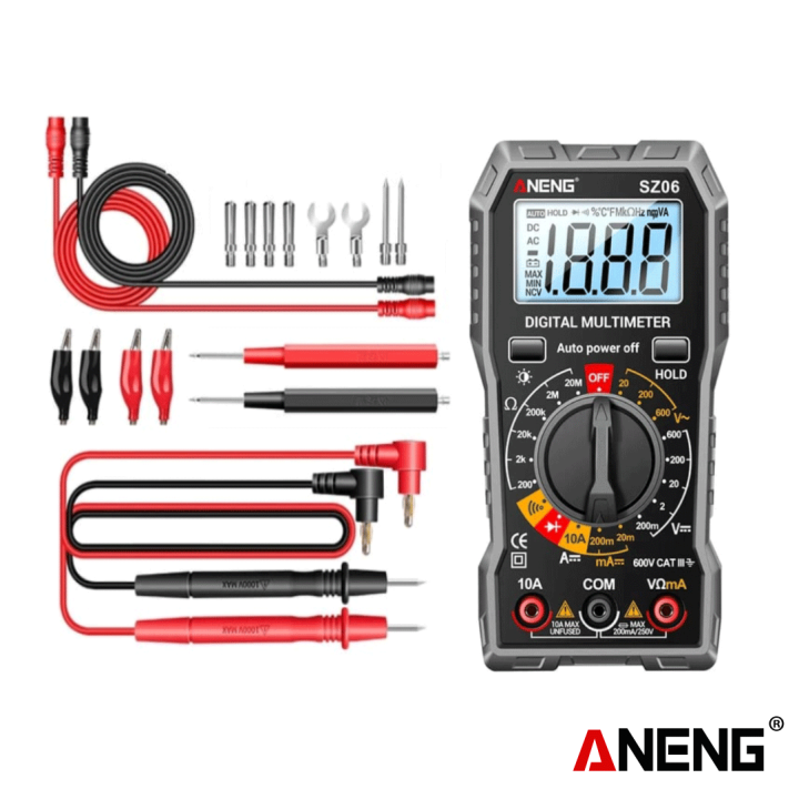 Aneng SZ06 Pro Multitester Digital Milliampere DC Current 20mA-10A ...