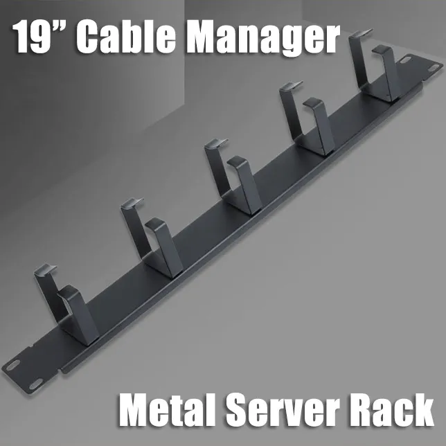 19 Inch Horizontal Rack Mount Metal Server Rack Wire Management System ...