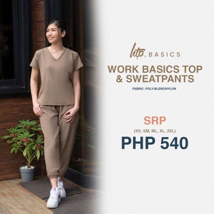 HTP Basics Work Basics Top and Sweatpants Set Scrub Suit (Batch 1 ...