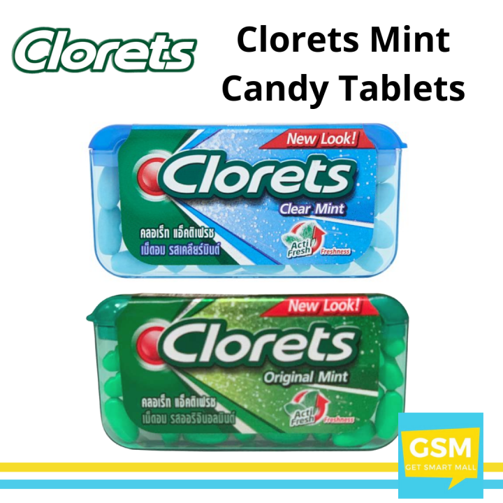 Clorets Mint Candy Tablets 14g | Lazada