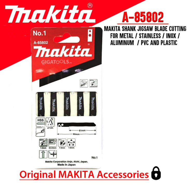 Makita Shank A-85802 No. 1 Japan Jigsaw Blade Cutting for Metal ...