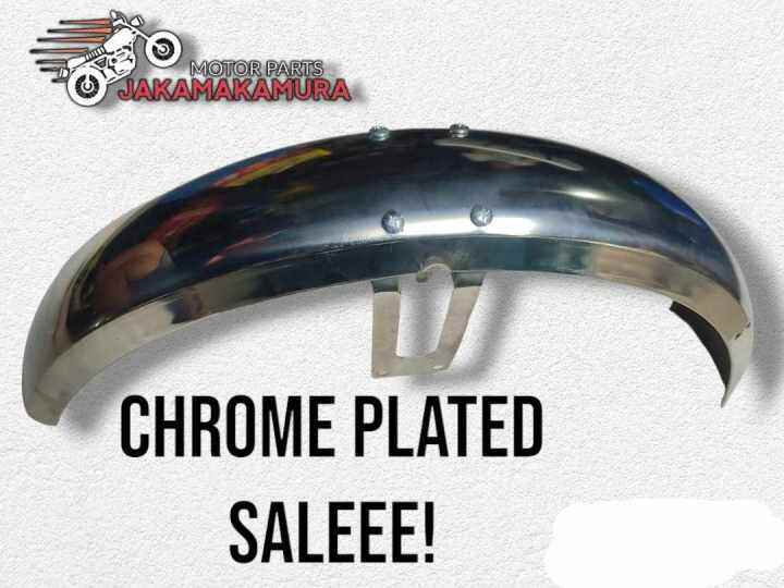 Chrome Plated TMX 155 Front Fender with Bracket | Lazada PH